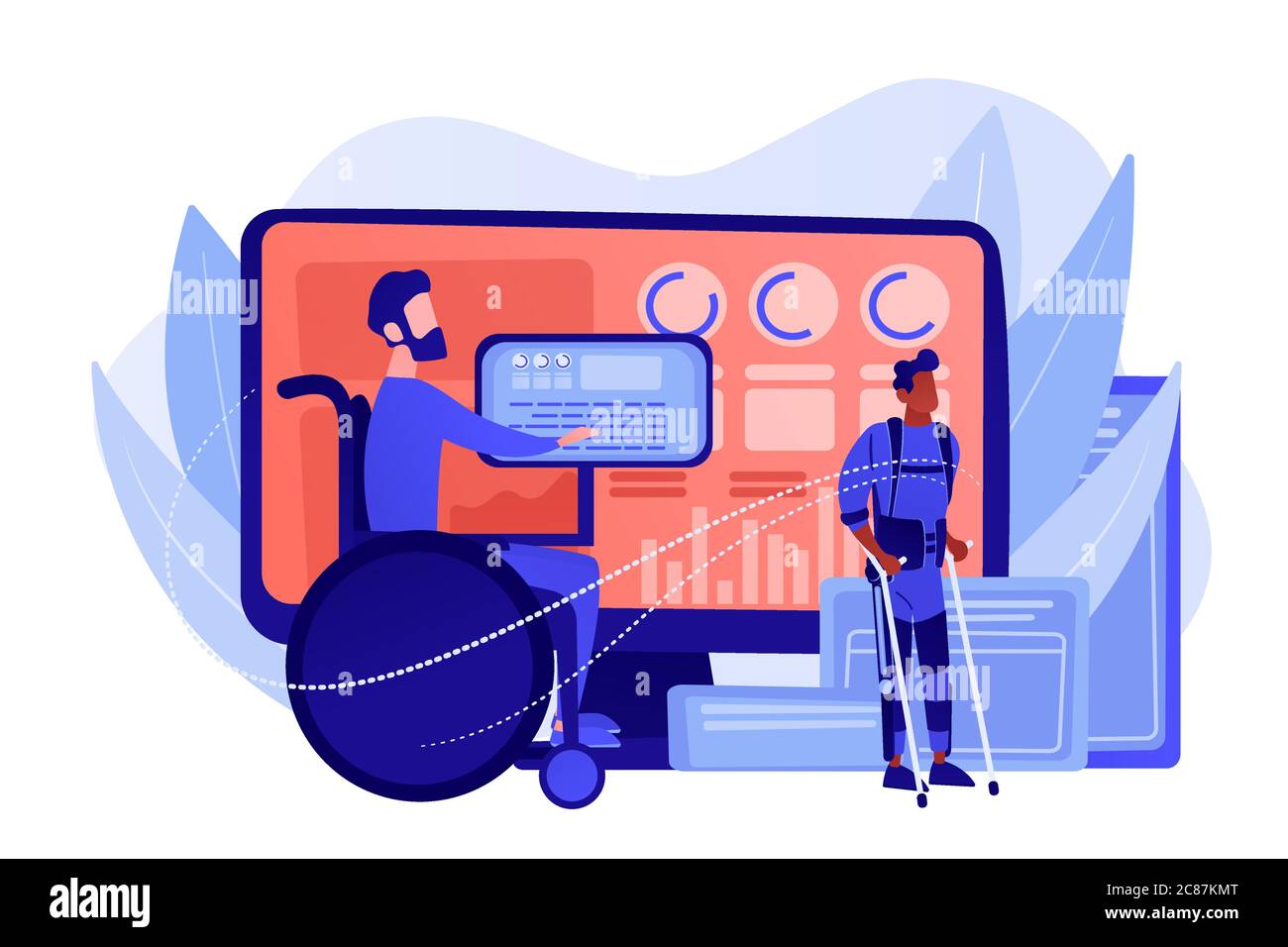 Assistive technology concept vector illustration Stock Vector Image ...