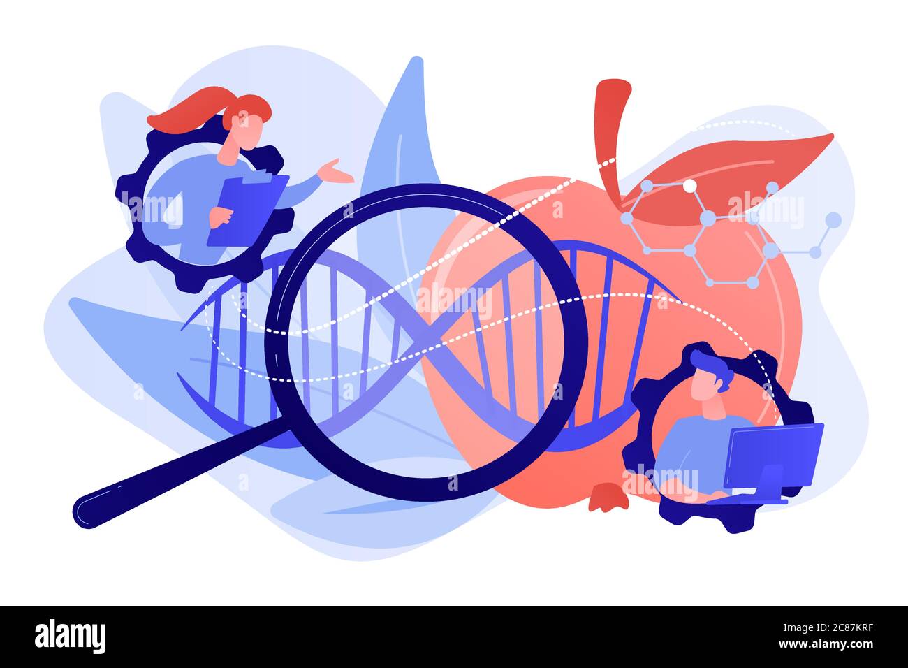 Genetically modified foods concept vector illustration Stock Vector Image & Art - Alamy