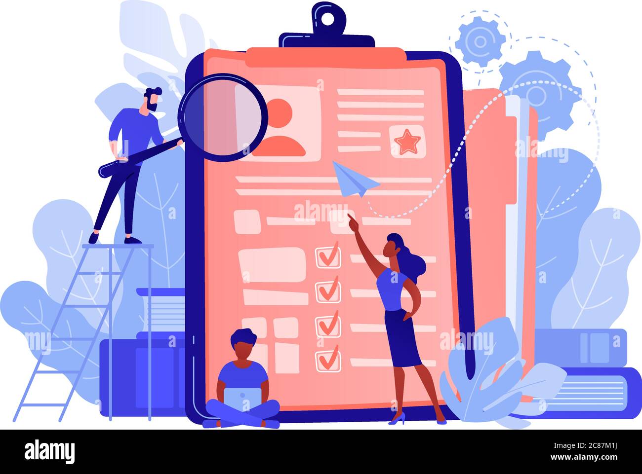 Job interview concept vector illustration Stock Vector Image & Art - Alamy