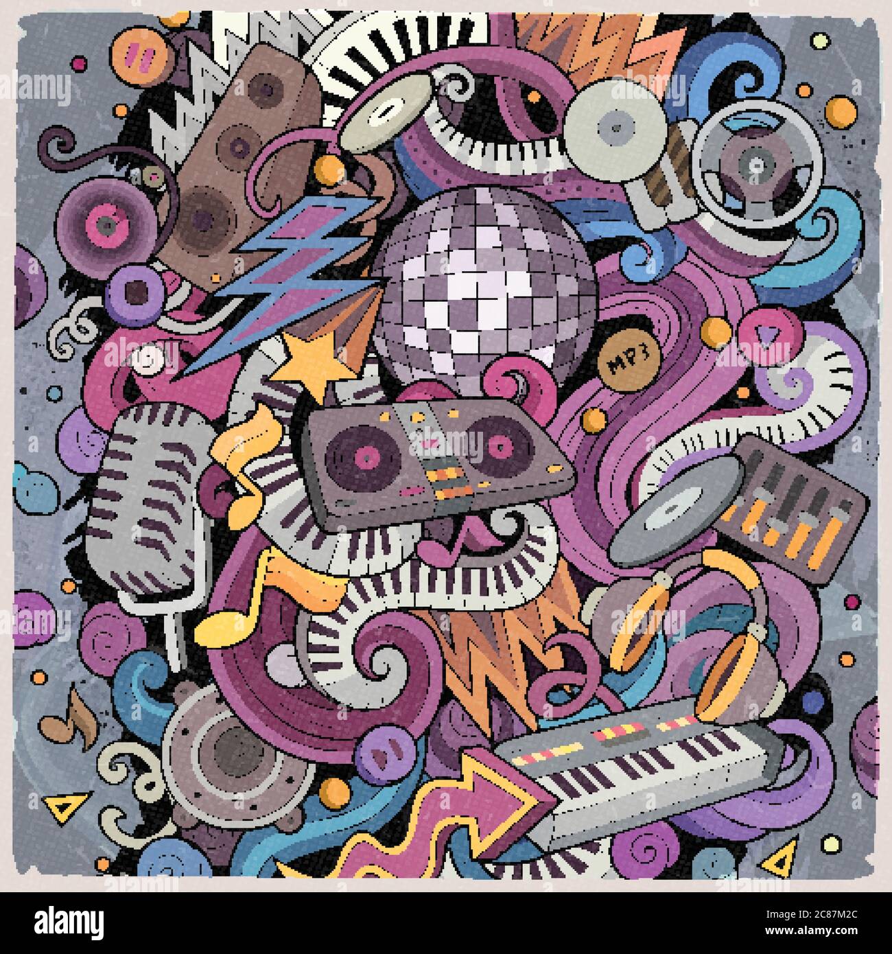 Color pop art cassette Stock Vector Images - Alamy