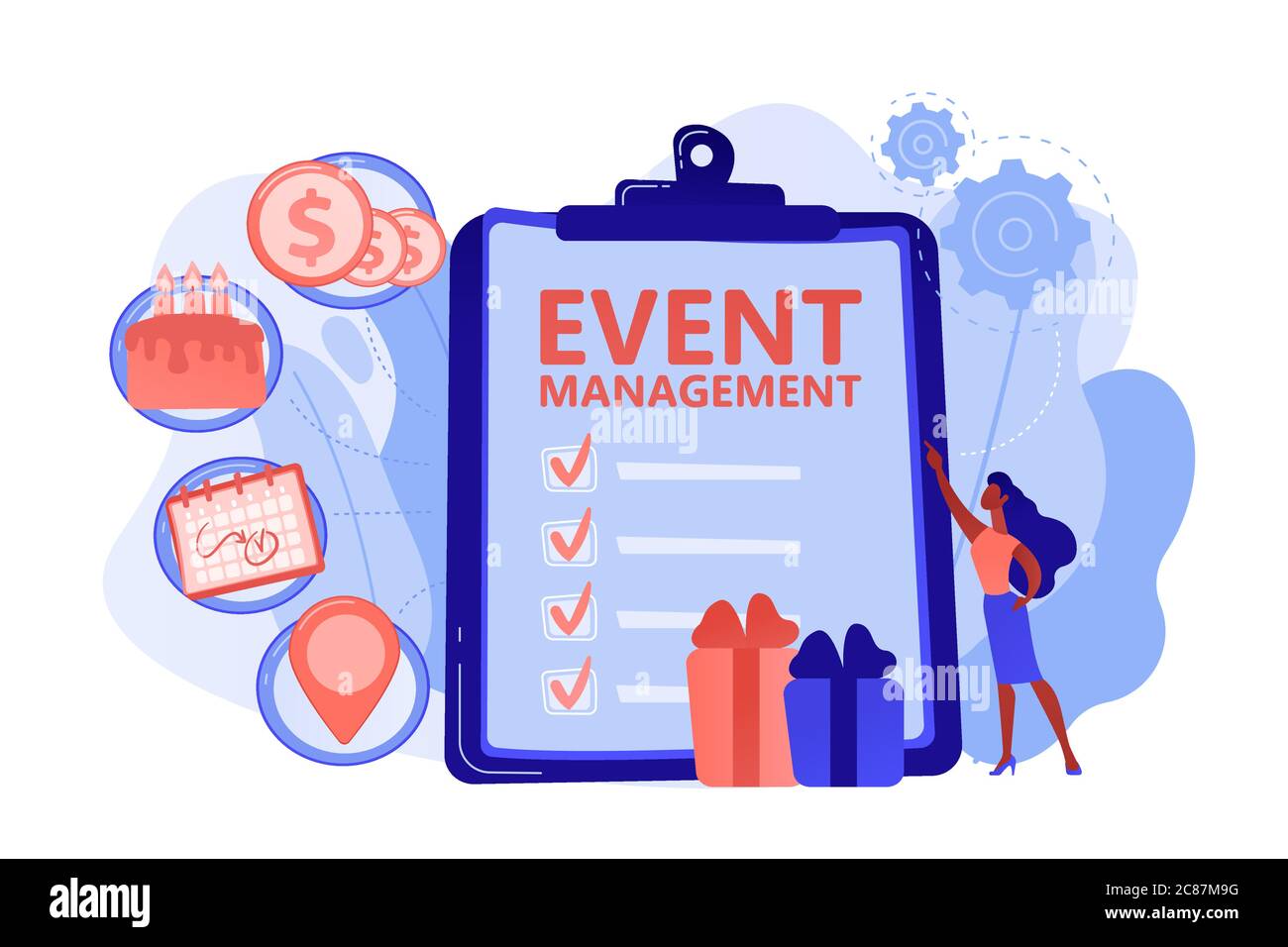 Event management concept vector illustration Stock Vector Image & Art ...