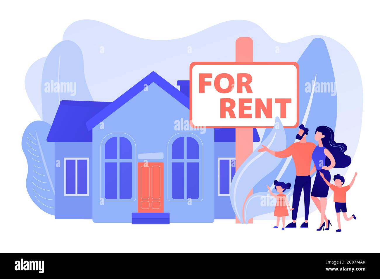 House for rent concept vector illustration Stock Vector Image & Art - Alamy