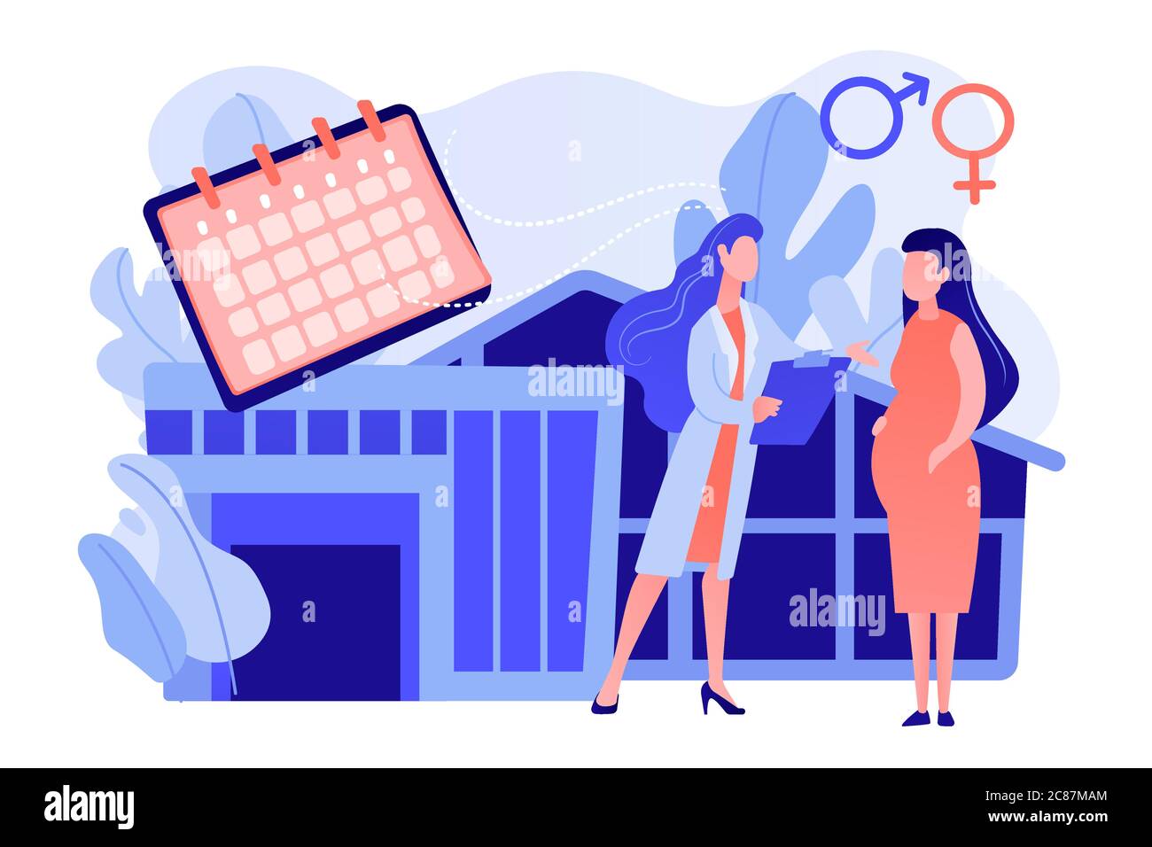 Maternity services concept vector illustration Stock Vector Image & Art ...