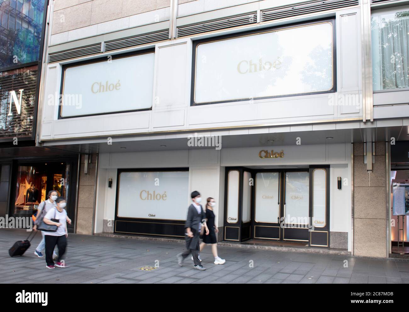 Hong Kong,China:29 Jun,2020. Chloe designer store,Central, Hong Kong ...