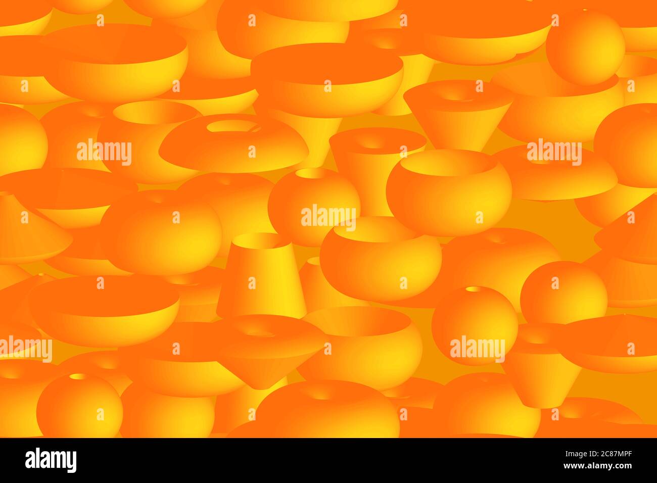 Abstract Color Volume Shapes 3D Seamless Illustration Stock Vector ...