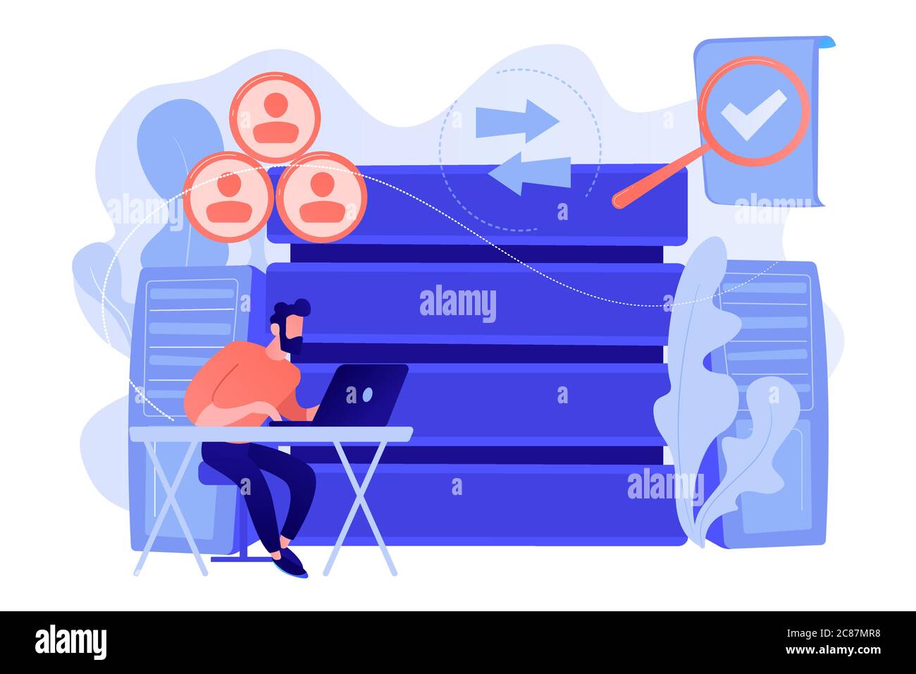 Binary management Stock Vector Images - Alamy