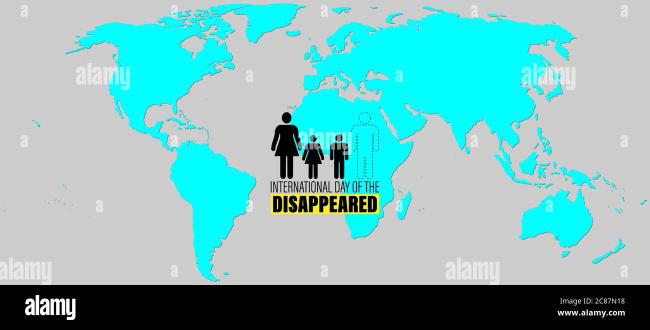 Vector Illustration of International day of the victims of enforced ...