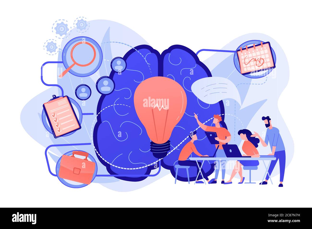 Project management concept vector illustration Stock Vector Image & Art ...