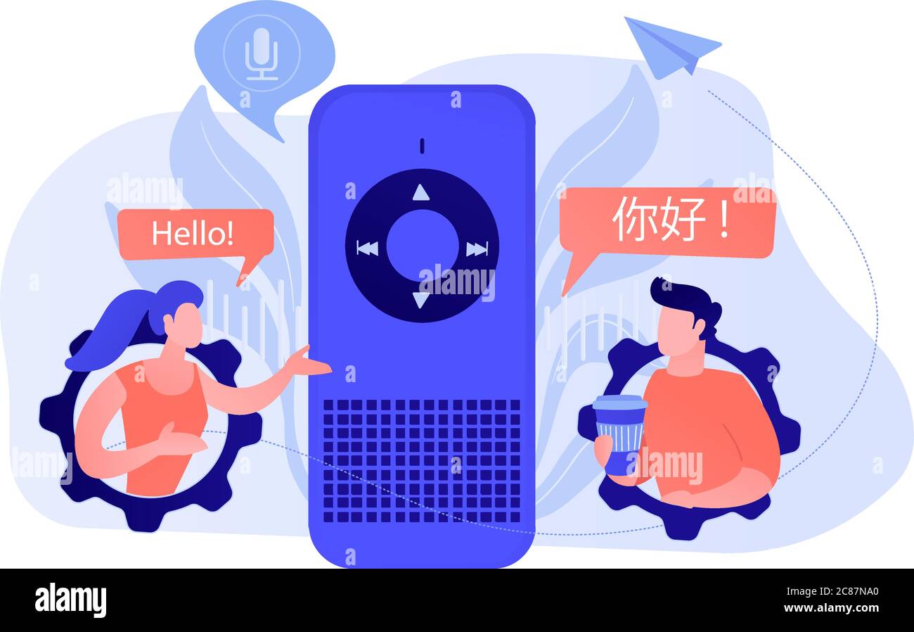 Language translation concept vector illustration Stock Vector Image ...