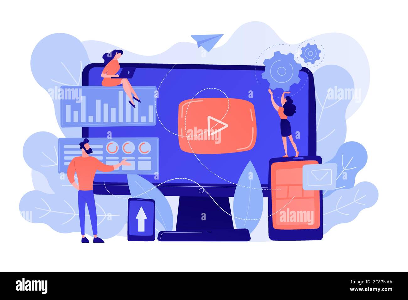 PPC campaign concept vector illustration Stock Vector Image & Art - Alamy