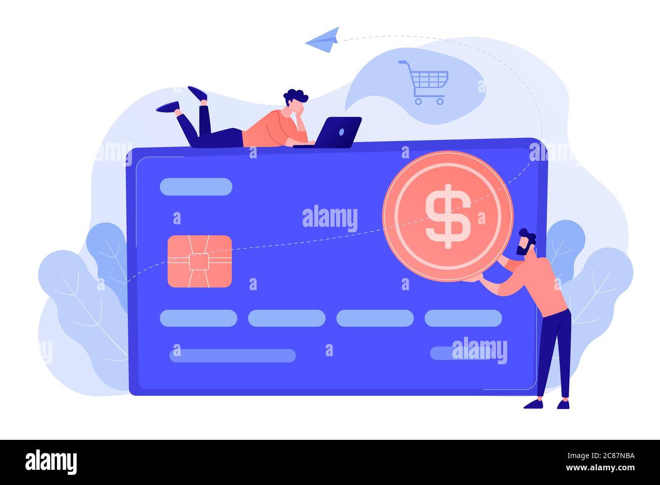 Credit card concept vector illustration Stock Vector Image & Art - Alamy