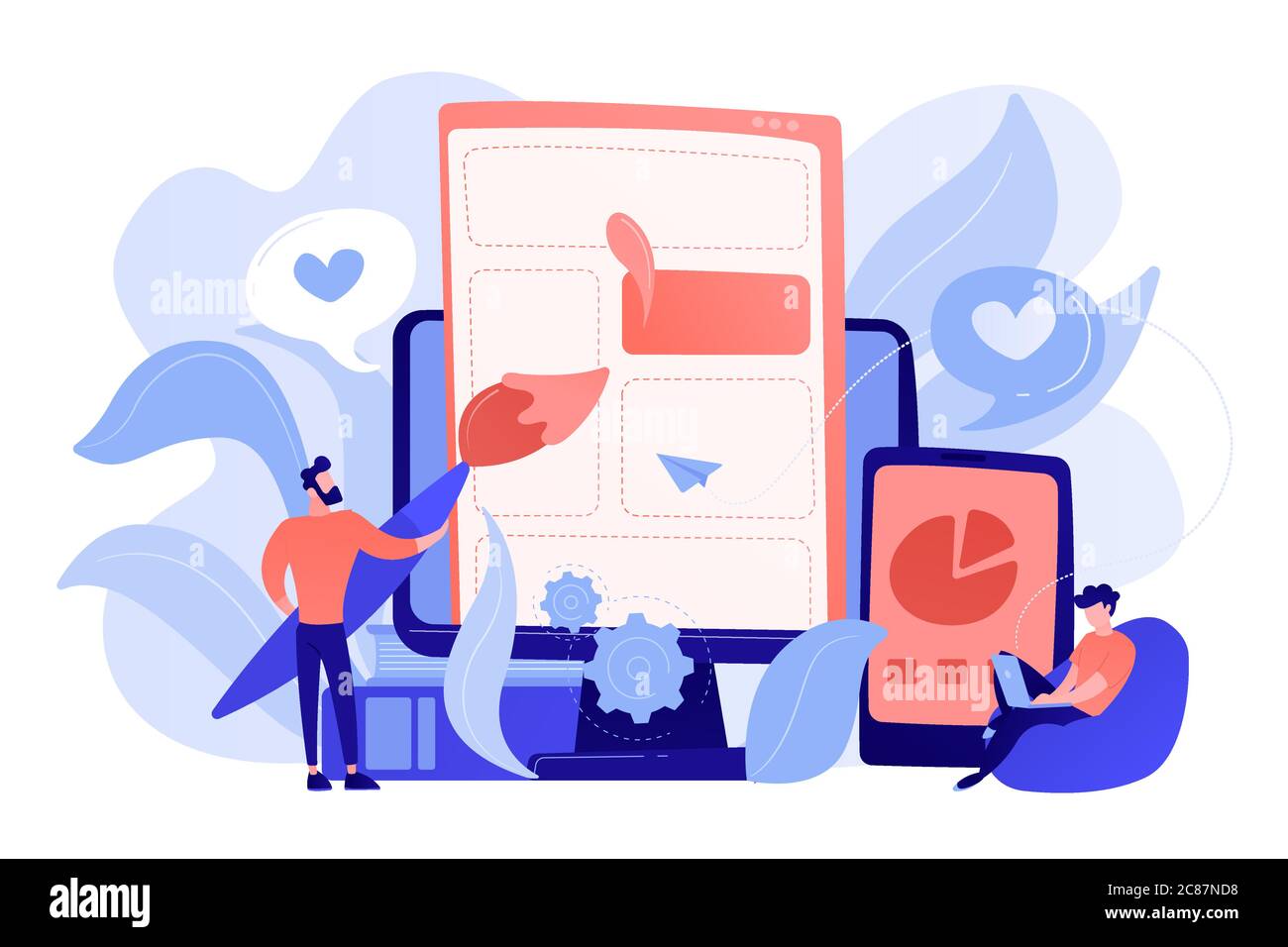 Front end development it concept vector illustration Stock Vector Image ...