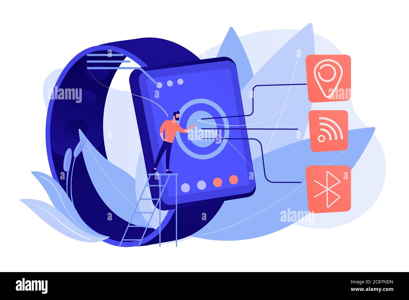 Wireless connectivity concept vector illustration Stock Vector Image ...