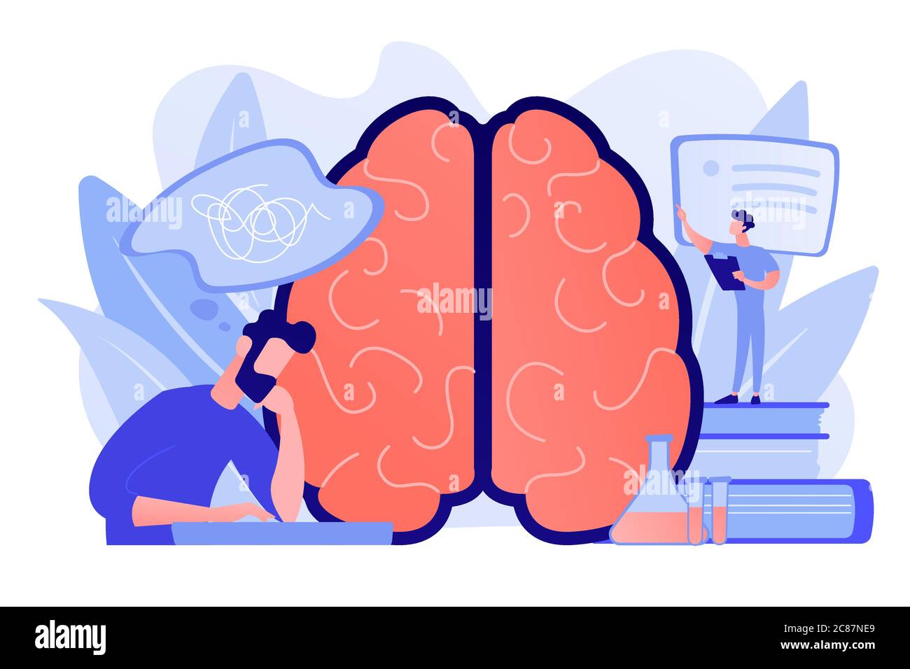 Alzheimer disease concept vector illustration Stock Vector Image & Art ...