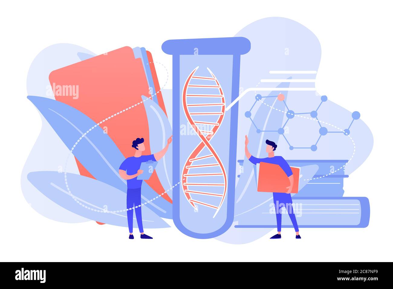 Genetic testing concept vector illustration Stock Vector Image & Art ...