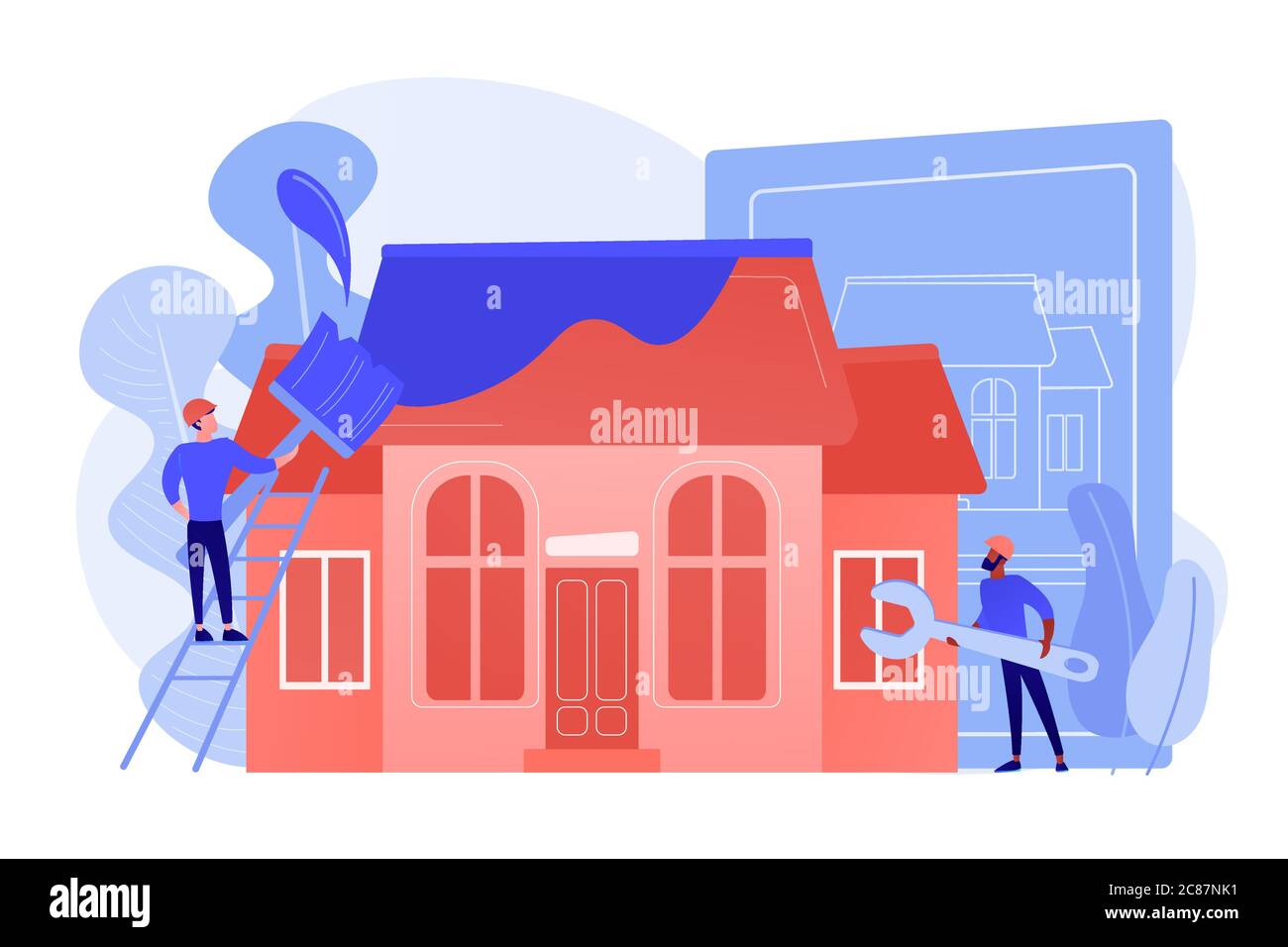 House renovation concept vector illustration Stock Vector Image & Art ... House renovation concept vector illustration Stock Vector Image & Art ...