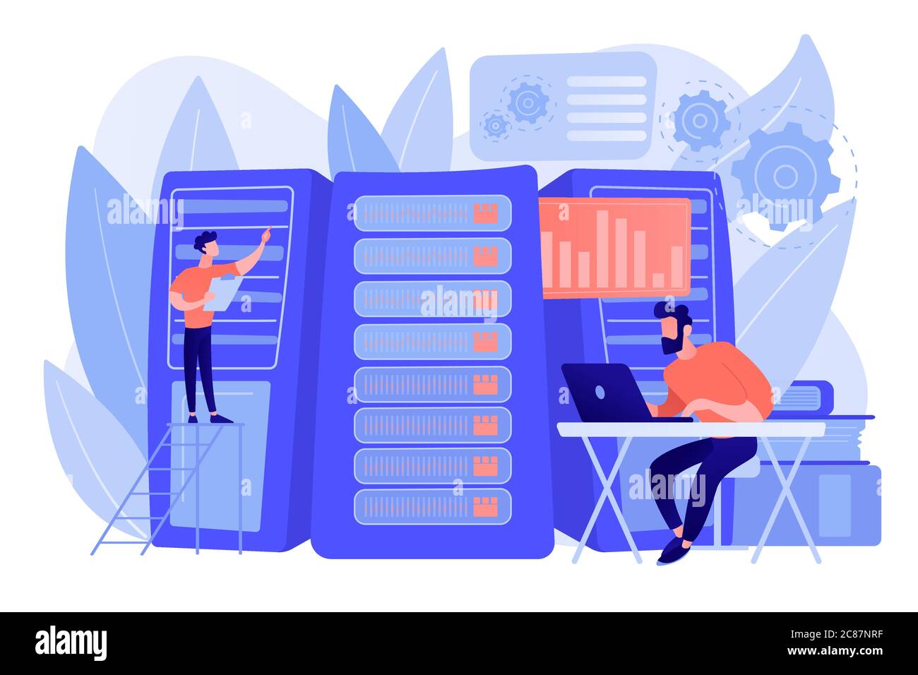 Big data job concept vector illustration Stock Vector Image & Art - Alamy