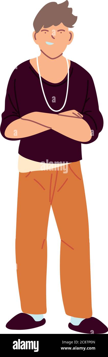 american man cartoon design, Male person people human social media and ...