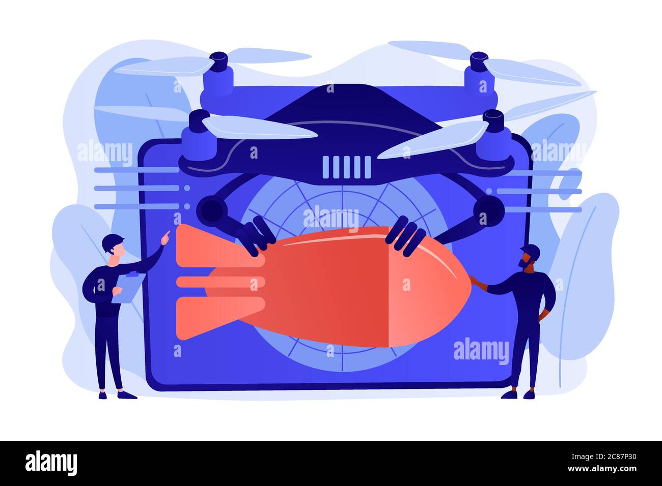 Military drone concept vector illustration Stock Vector Image & Art - Alamy