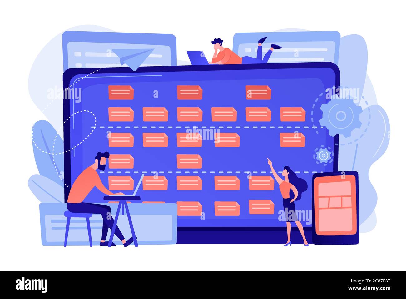 Software requirement description concept vector illustration Stock ...