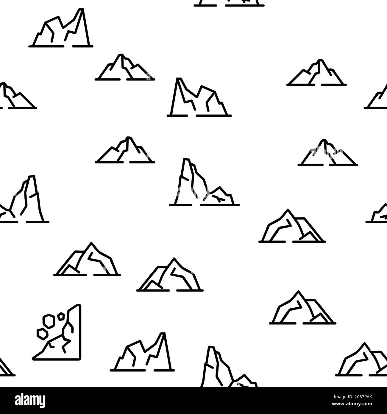 Ridge Different Form Vector Seamless Pattern Stock Vector Image & Art ...