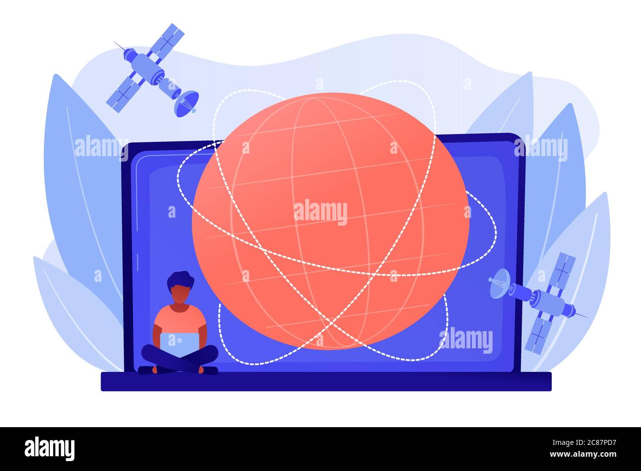 Global web connection concept vector illustration Stock Vector Image ...