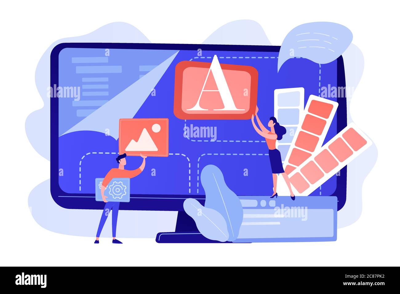 Programming language development blue Cut Out Stock Images & Pictures ...