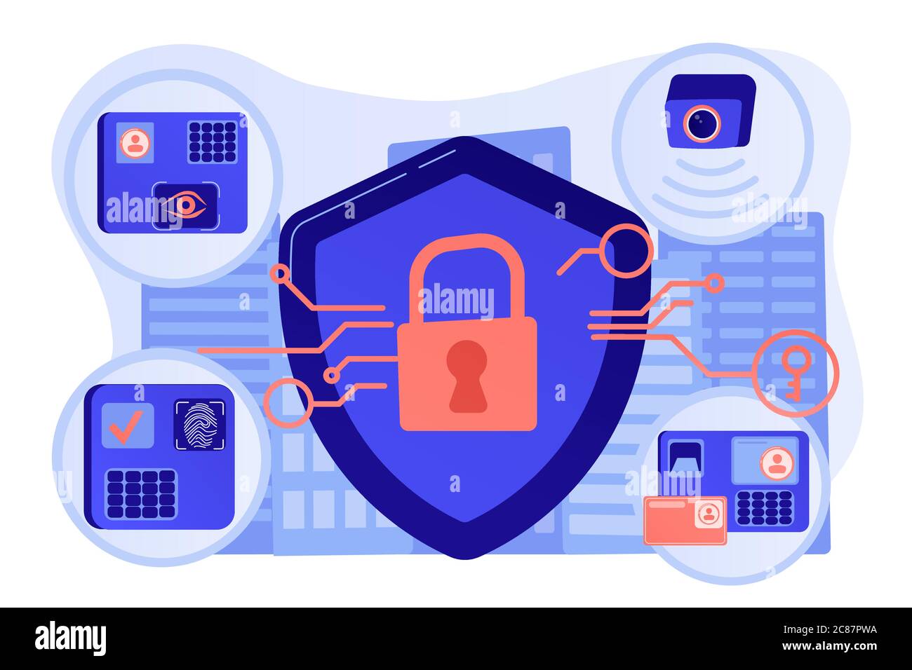 Access control system concept vector illustration Stock Vector Image ... Access control system concept vector illustration Stock Vector Image ...