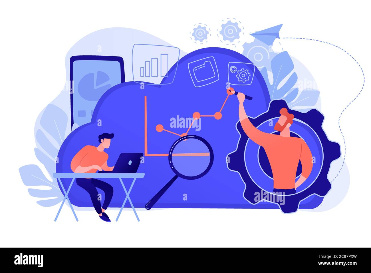 Cloud management concept vector illustration Stock Vector Image & Art ...