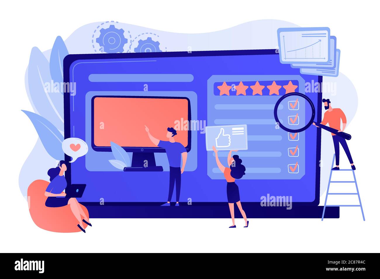 Product review concept vector illustration Stock Vector Image & Art - Alamy