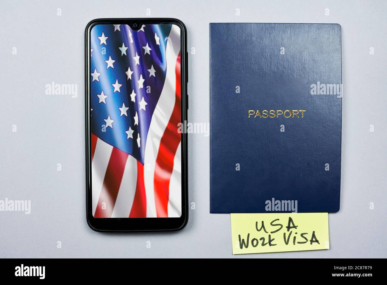 Temporary work permit stamp hi-res stock photography and images - Alamy