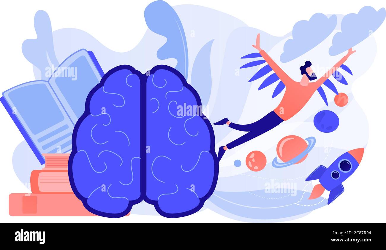 Imagination concept vector illustration Stock Vector Image & Art - Alamy
