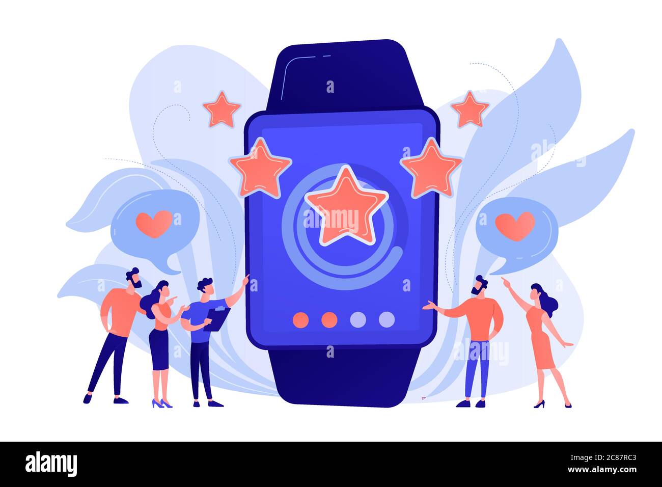 Luxury smartwatch concept vector illustration Stock Vector Image & Art ...