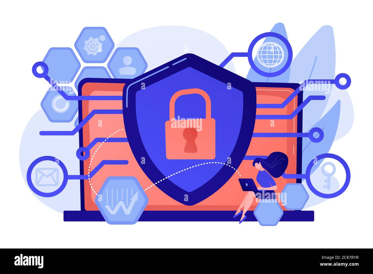Privacy engineering concept vector illustration Stock Vector Image ...