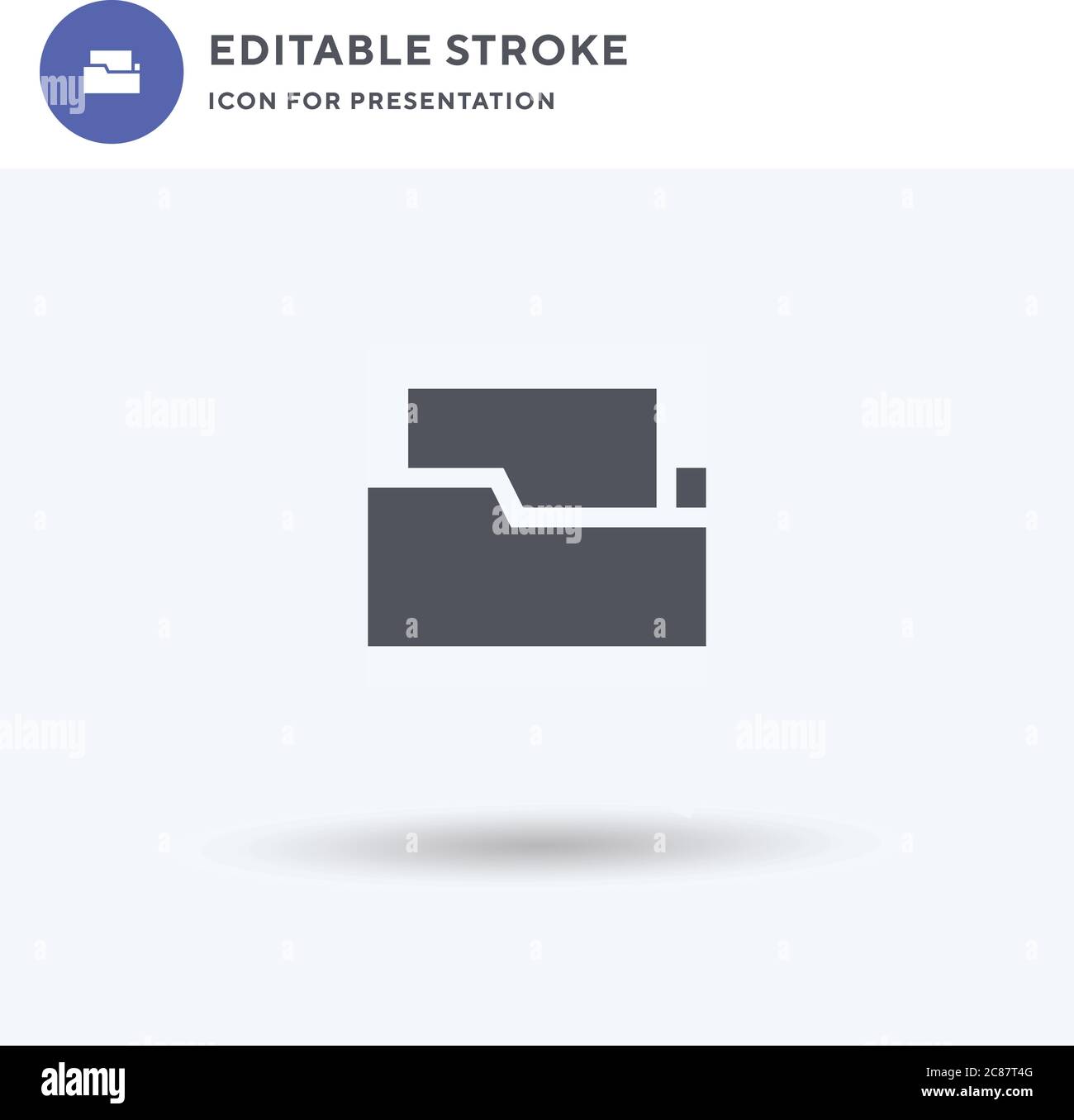 Storage icon vector, filled flat sign, solid pictogram isolated on ...