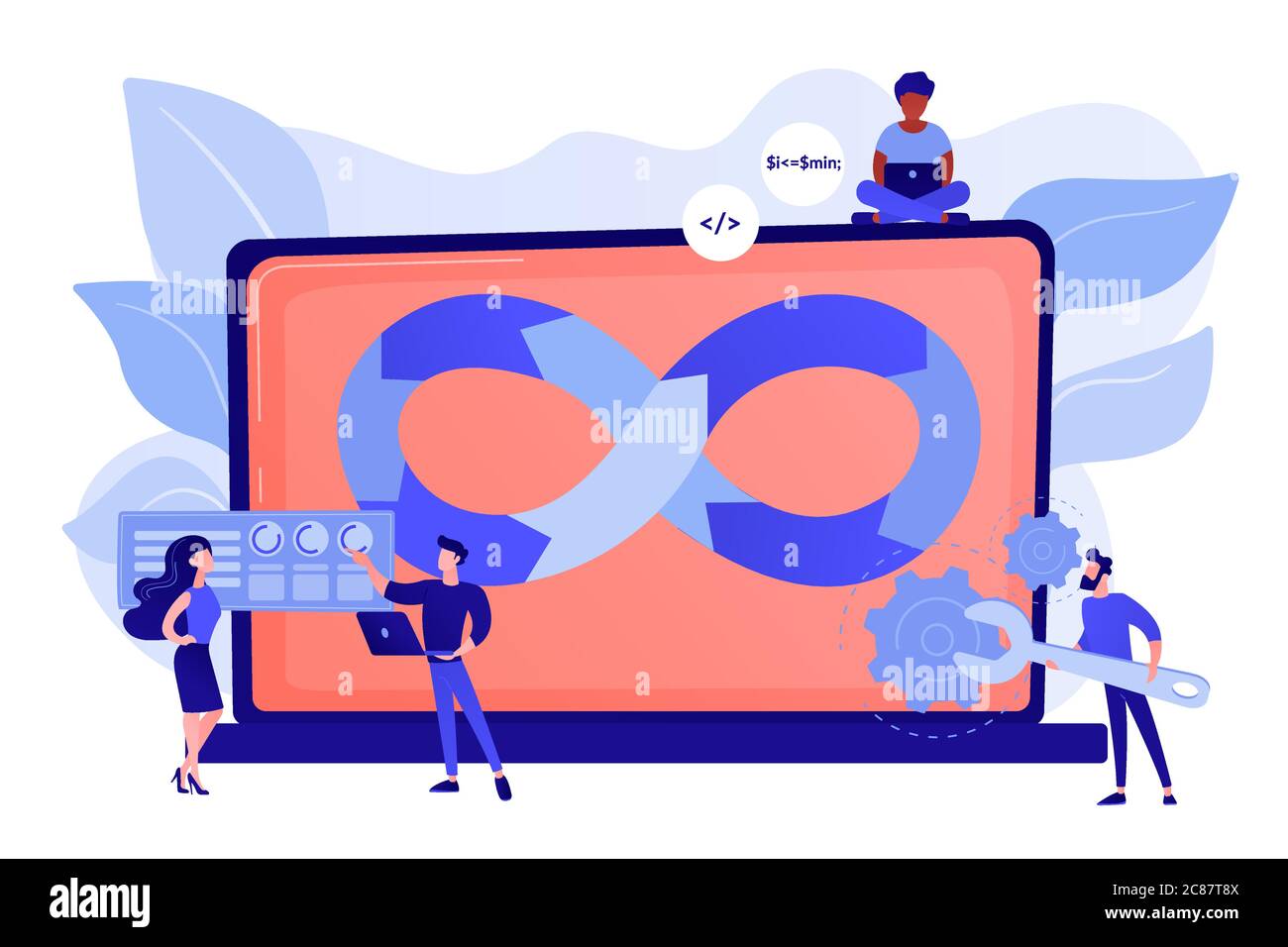 Devops Stock Vector Images - Alamy