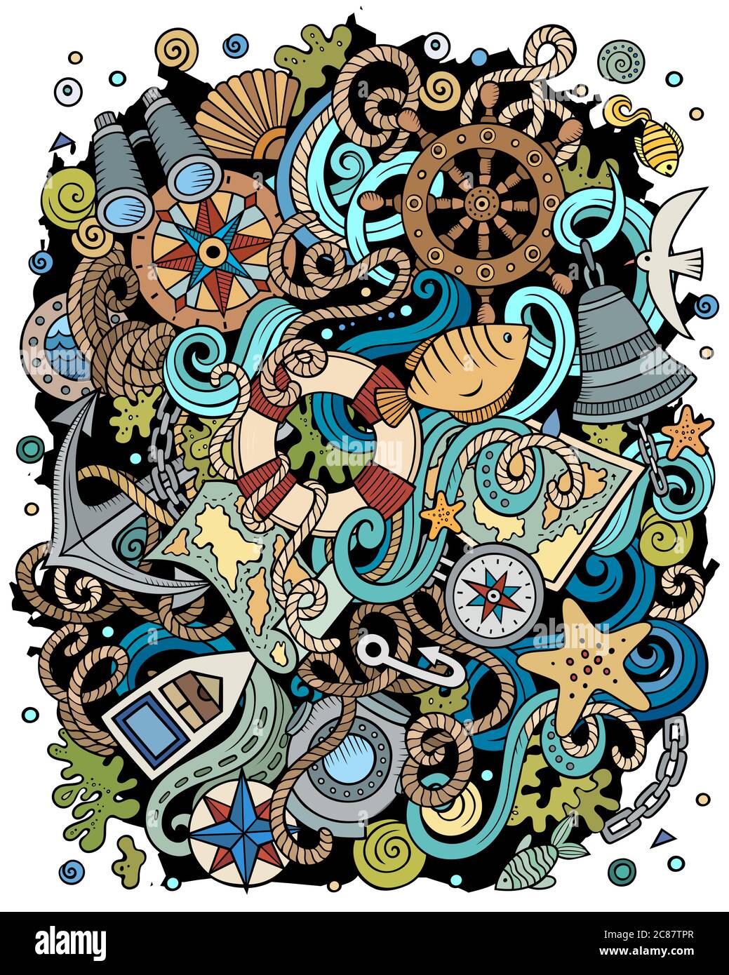 Funny map compass Cut Out Stock Images & Pictures - Alamy