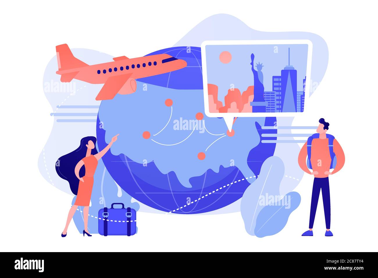 Inside country traveling concept vector illustration Stock Vector Image ...