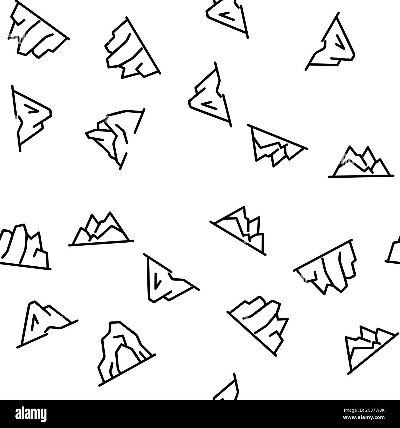 Ridge Different Form Vector Seamless Pattern Stock Vector Image & Art ...