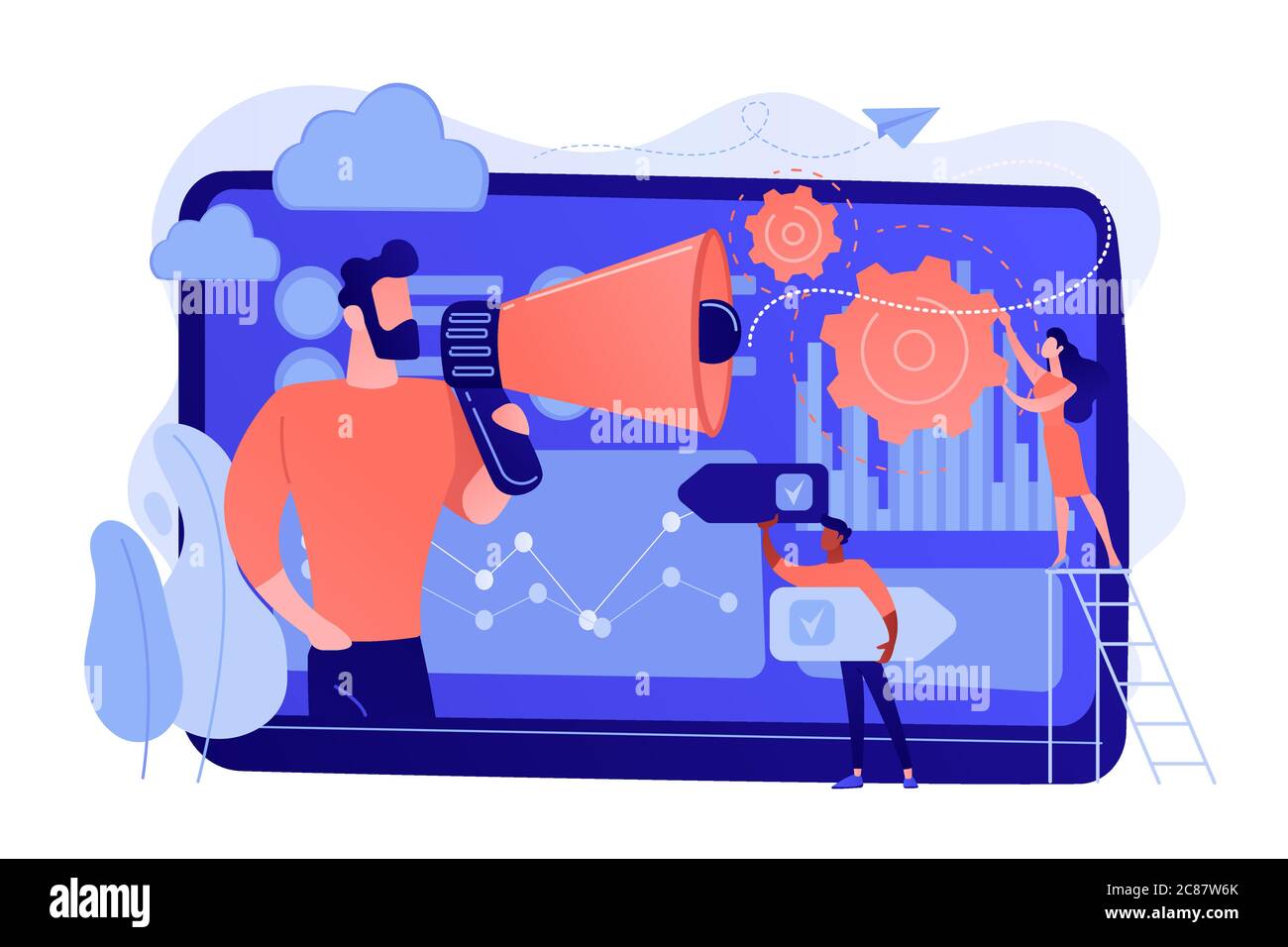 Data driven marketing concept vector illustration Stock Vector Image ... Data driven marketing concept vector illustration Stock Vector Image ...