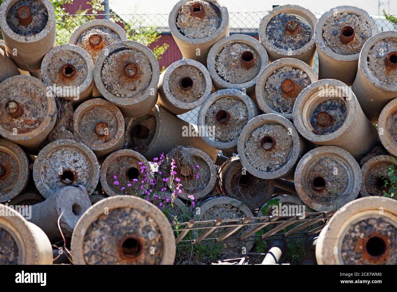 cement weights of different sizes for construction projects Stock Photo ...