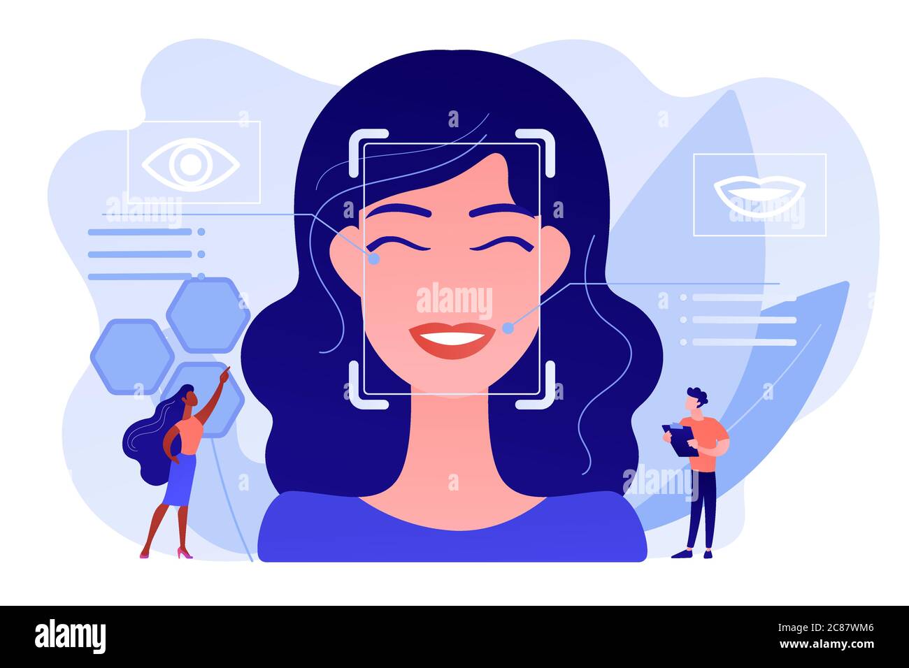 Emotion detection concept vector illustration Stock Vector Image & Art - Alamy