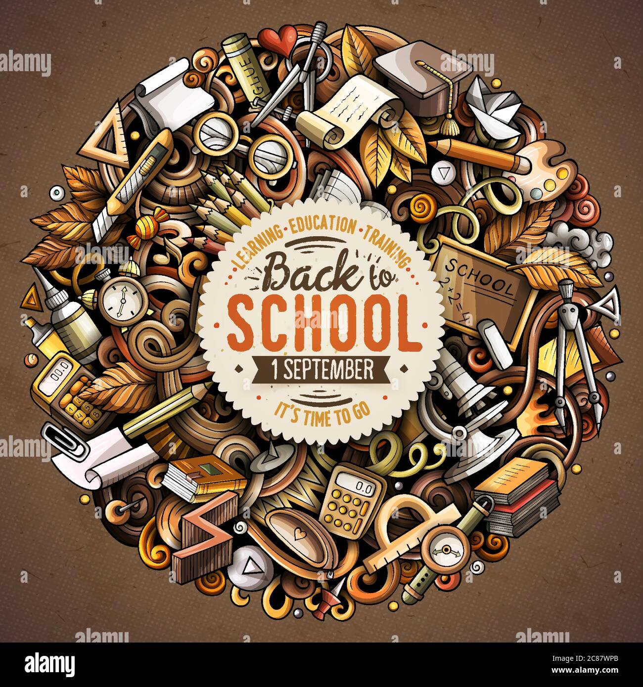 Students circle classroom Stock Vector Images - Alamy