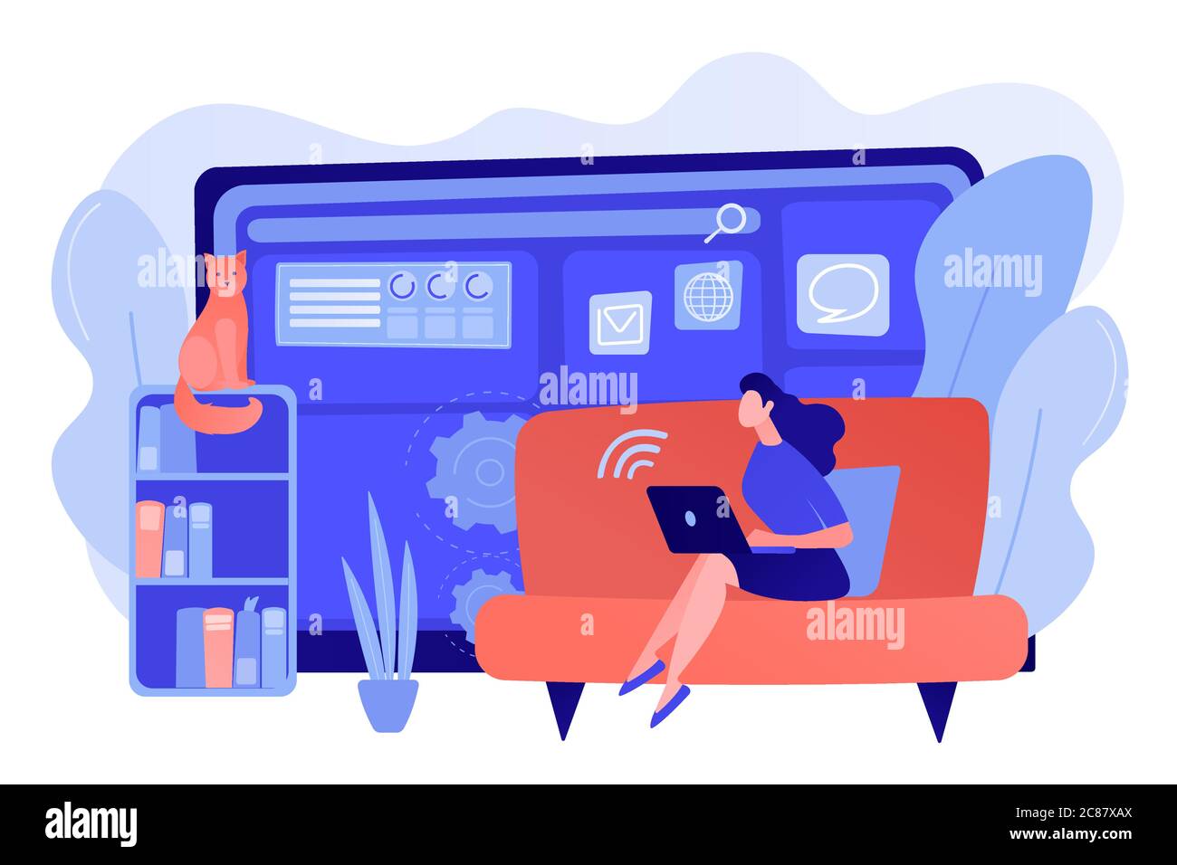 Best place to work illustration Stock Vector Images - Alamy