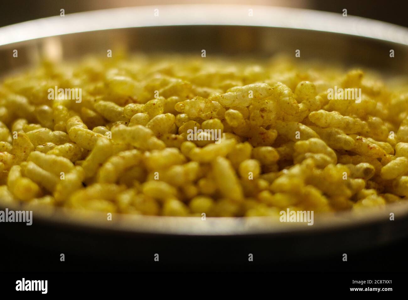 Salted Puffed Rice aka Murmura (Indian Stock Photo - Alamy