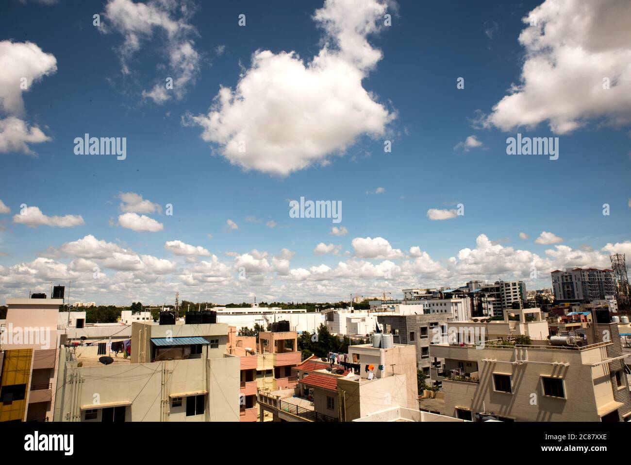 landscape of city building view Stock Photo - Alamy