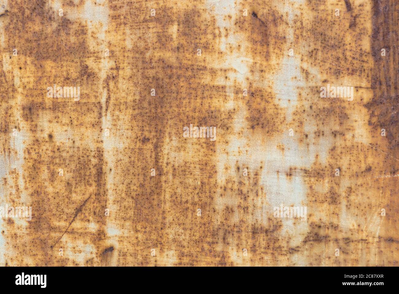 Texture of rusty metal sheet. Oxidized iron list Stock Photo - Alamy