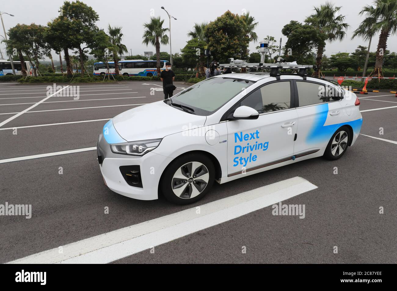 22nd July, 2020. Self-driving demonstration An event to demonstrate ...