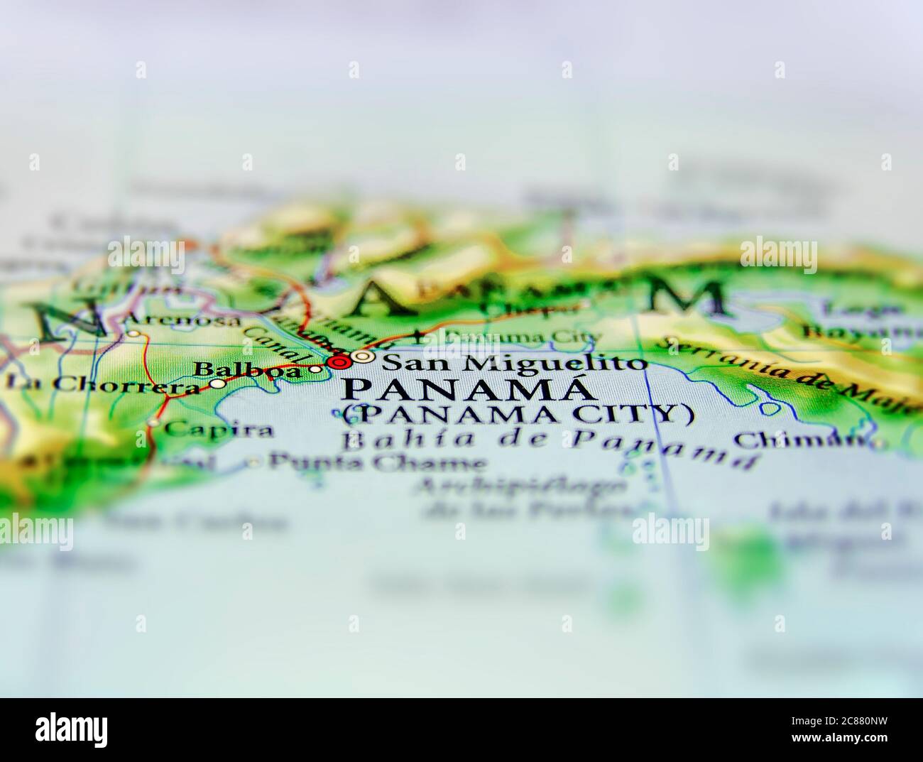 panama city on world map