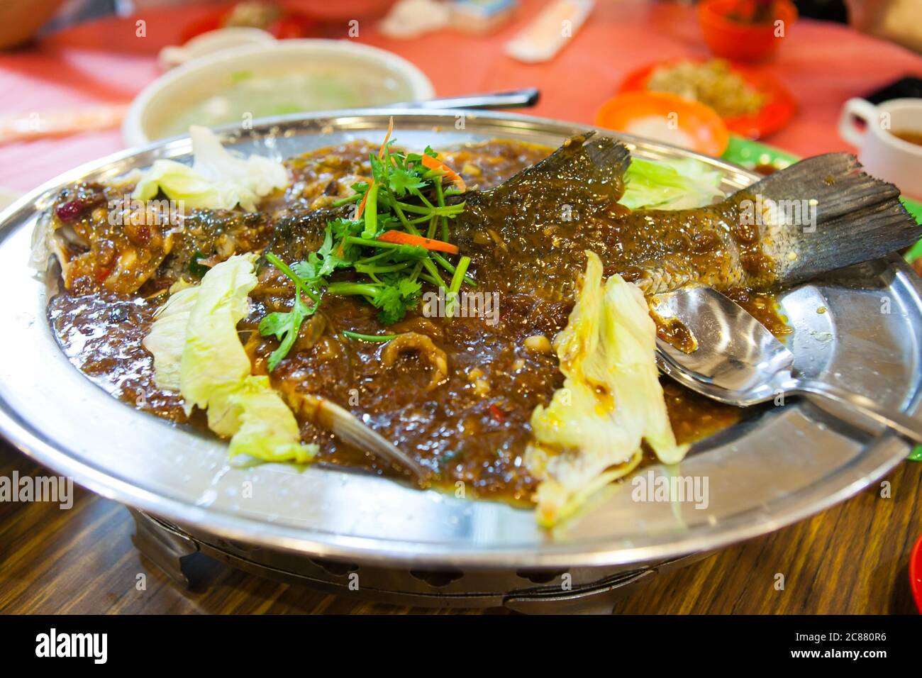 Scatter fish food hi-res stock photography and images - Alamy
